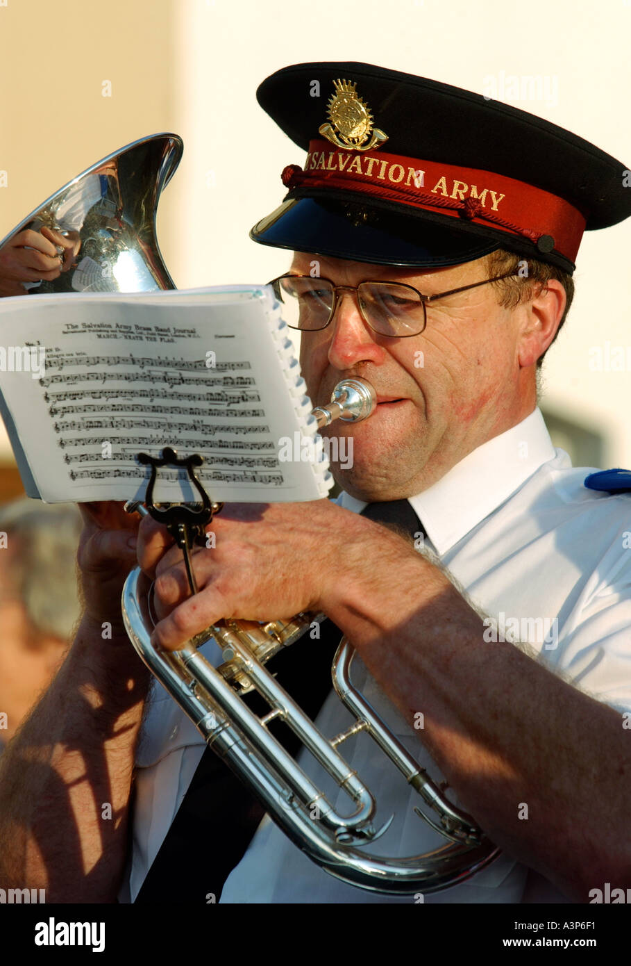 Salvation Army Band playing in Britain UK Stock Photo - Alamy