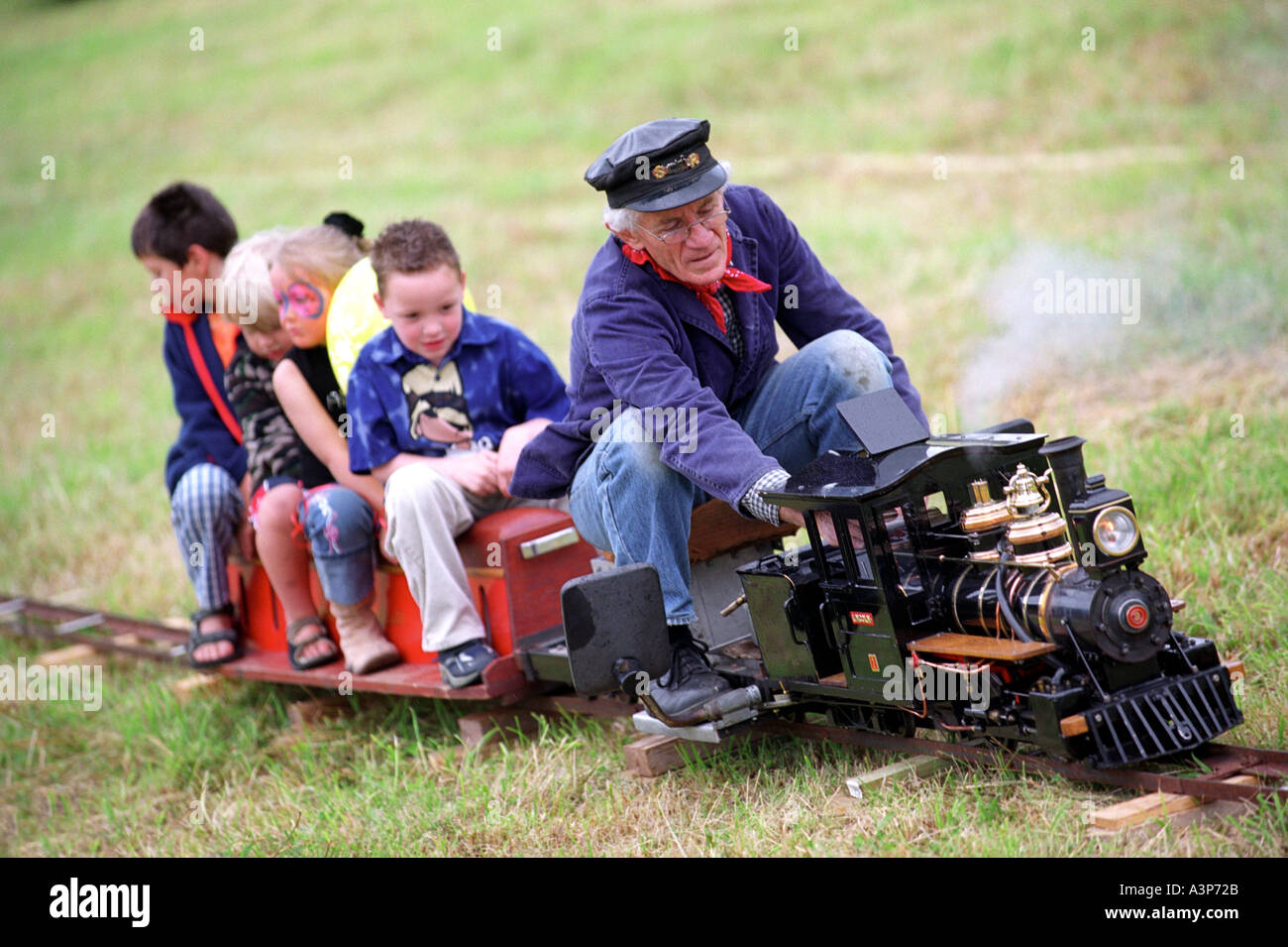Children steam train hi-res stock photography and images - Alamy