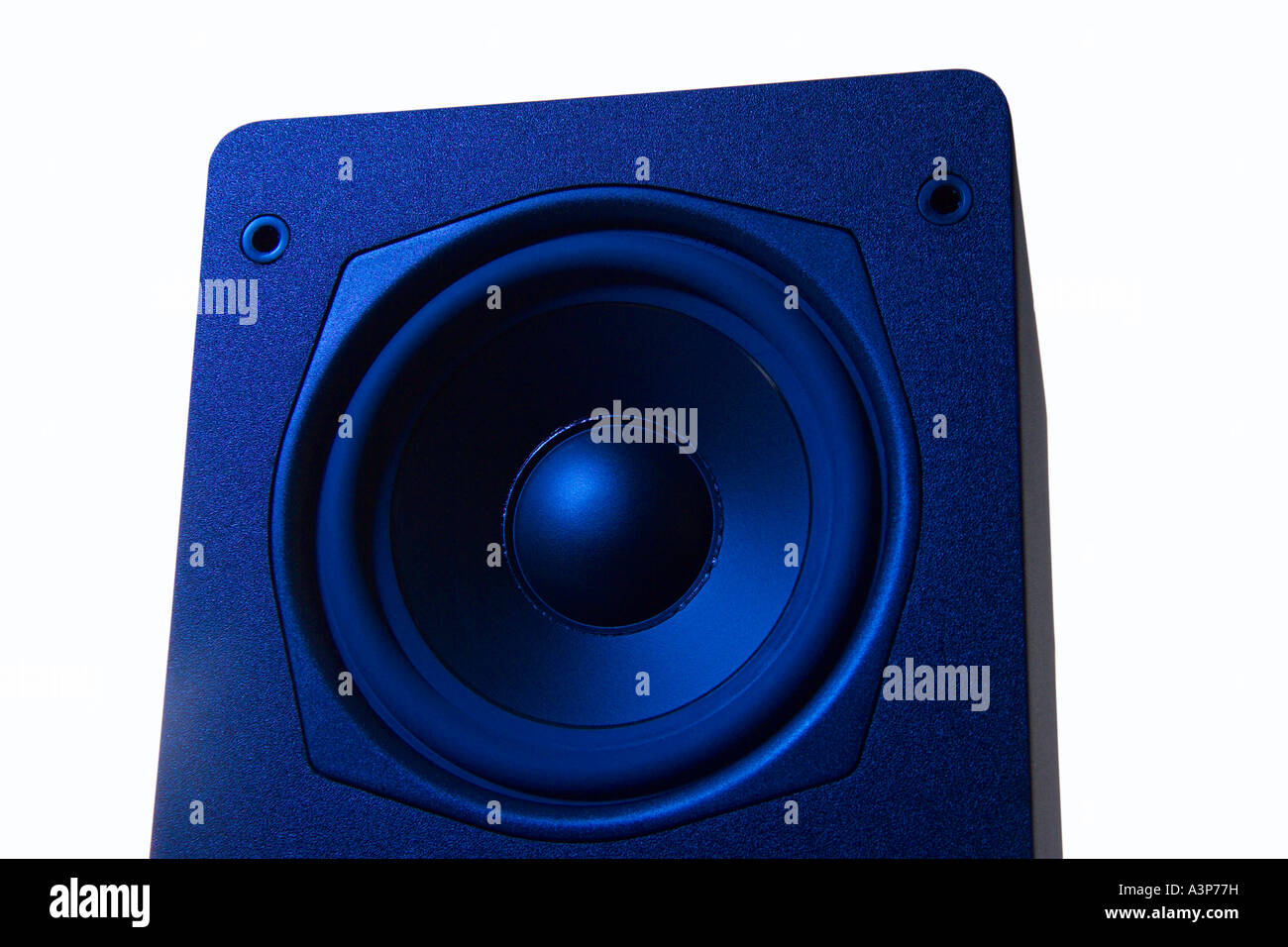 Speaker in Blue Stock Photo - Alamy