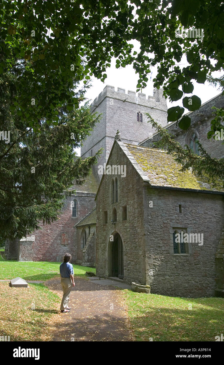 Brecon cathedral exterior hi-res stock photography and images - Alamy