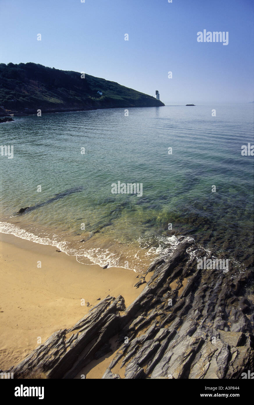 St Anthony Head Cornwall England Stock Photo - Alamy