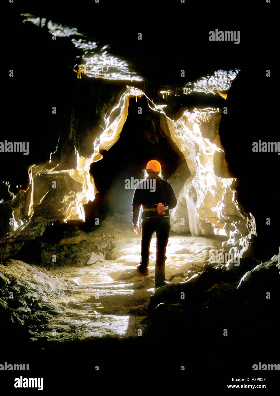 Female cave explorer hi-res stock photography and images - Alamy