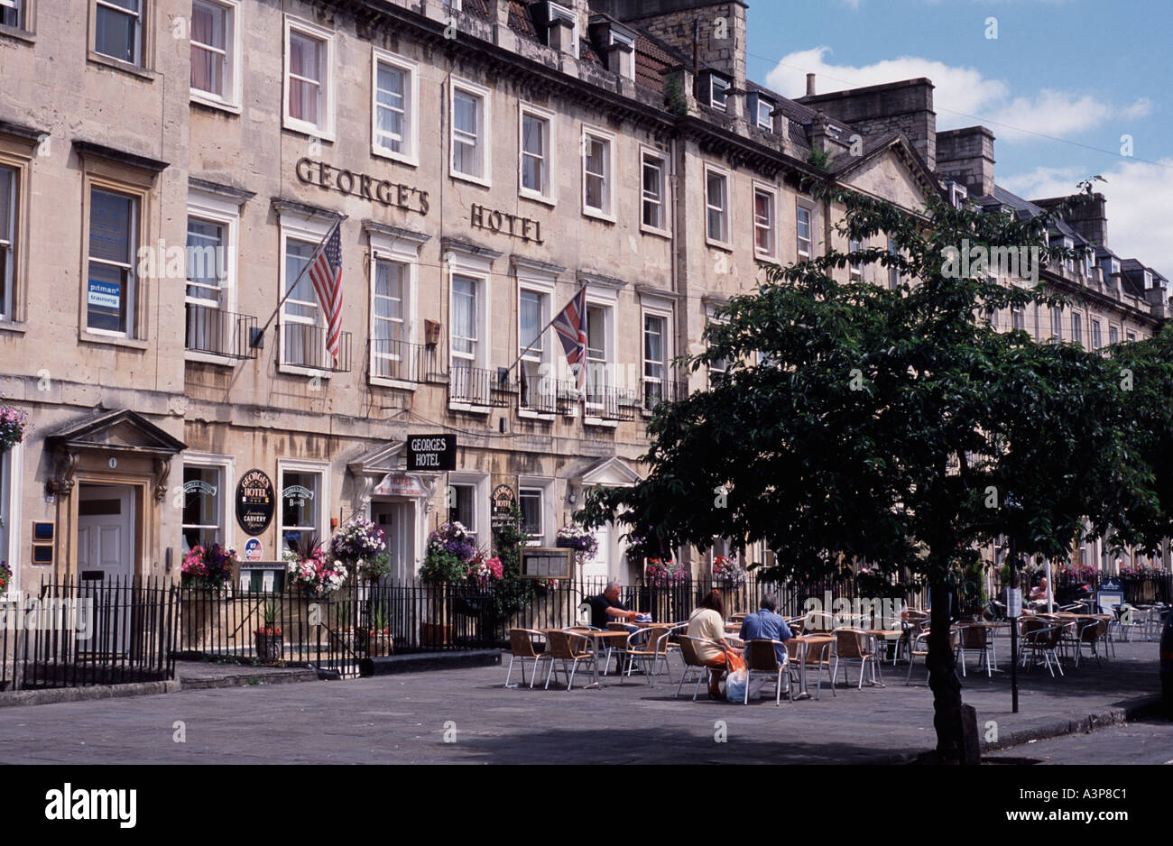 The George Hotel Bath Spa, Somerset, England UK Stock Photo - Alamy