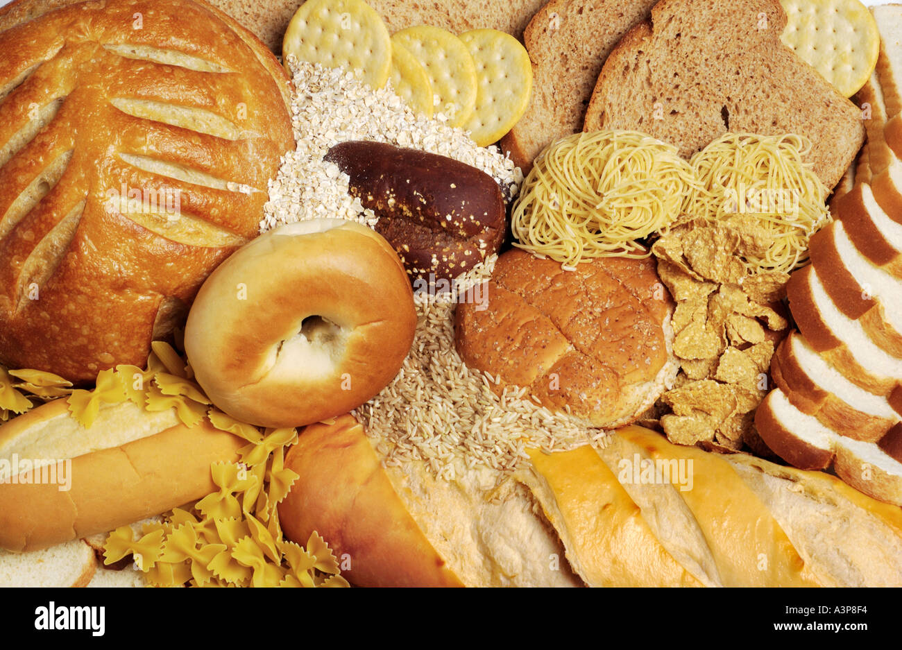 Bread Cereal background texture Stock Photo - Alamy