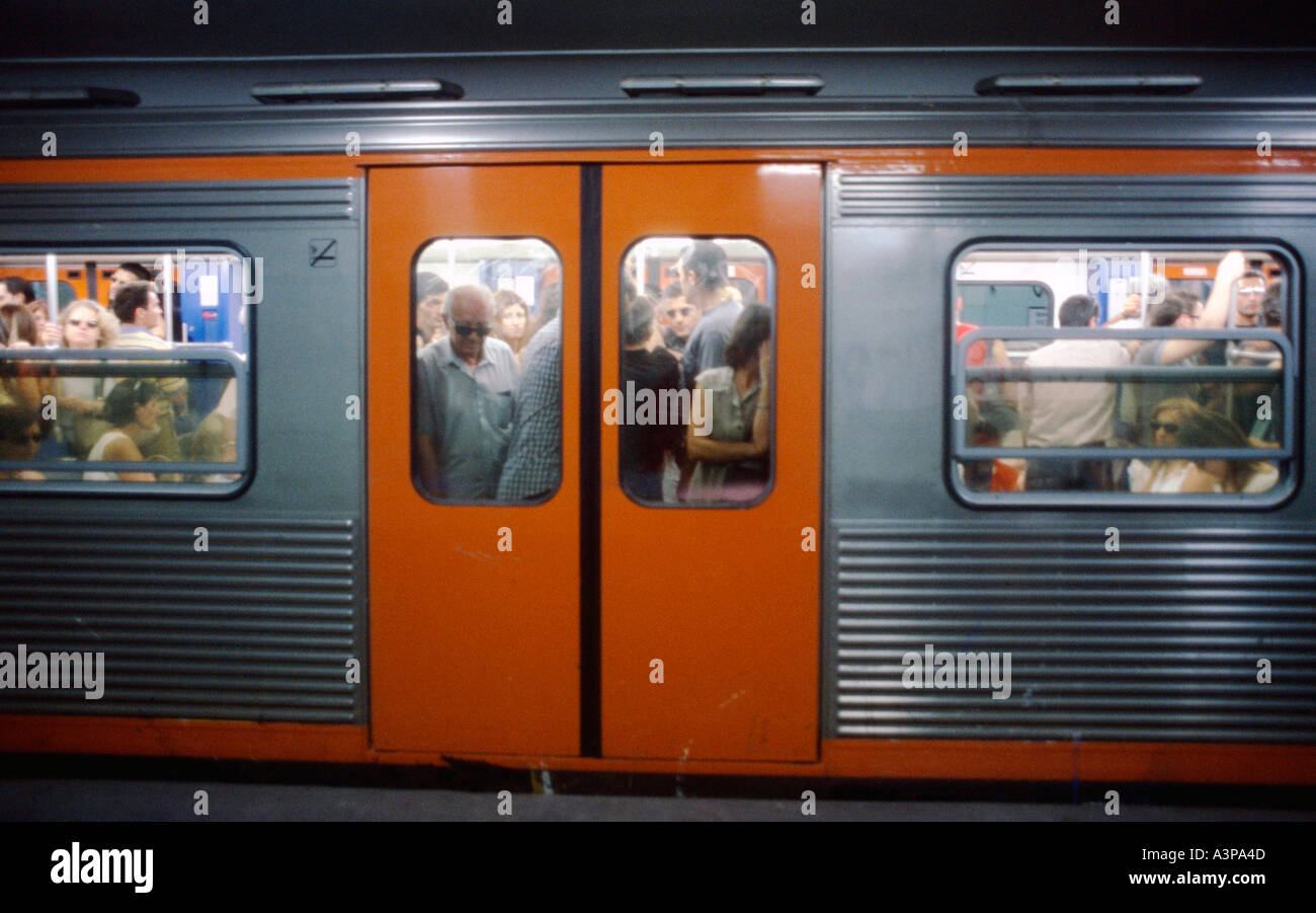 Athens Metro Greece Stock Photo - Alamy