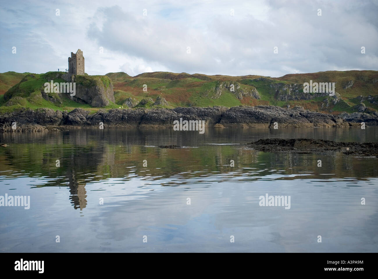 Gylen castle, Isle of Kerrera, Scotland Stock Photo - Alamy