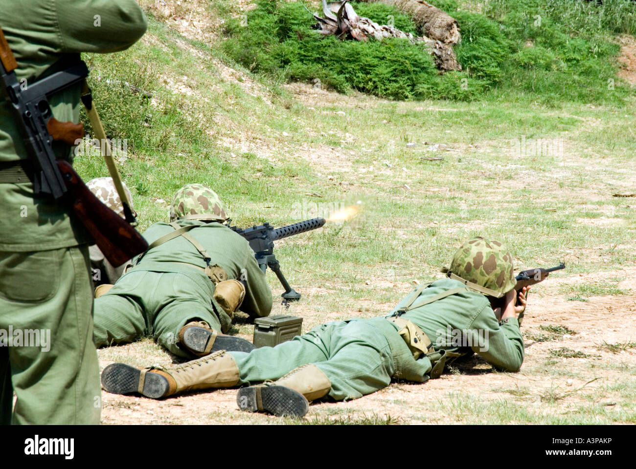 Machine gun fire emplacement hi-res stock photography and images - Alamy