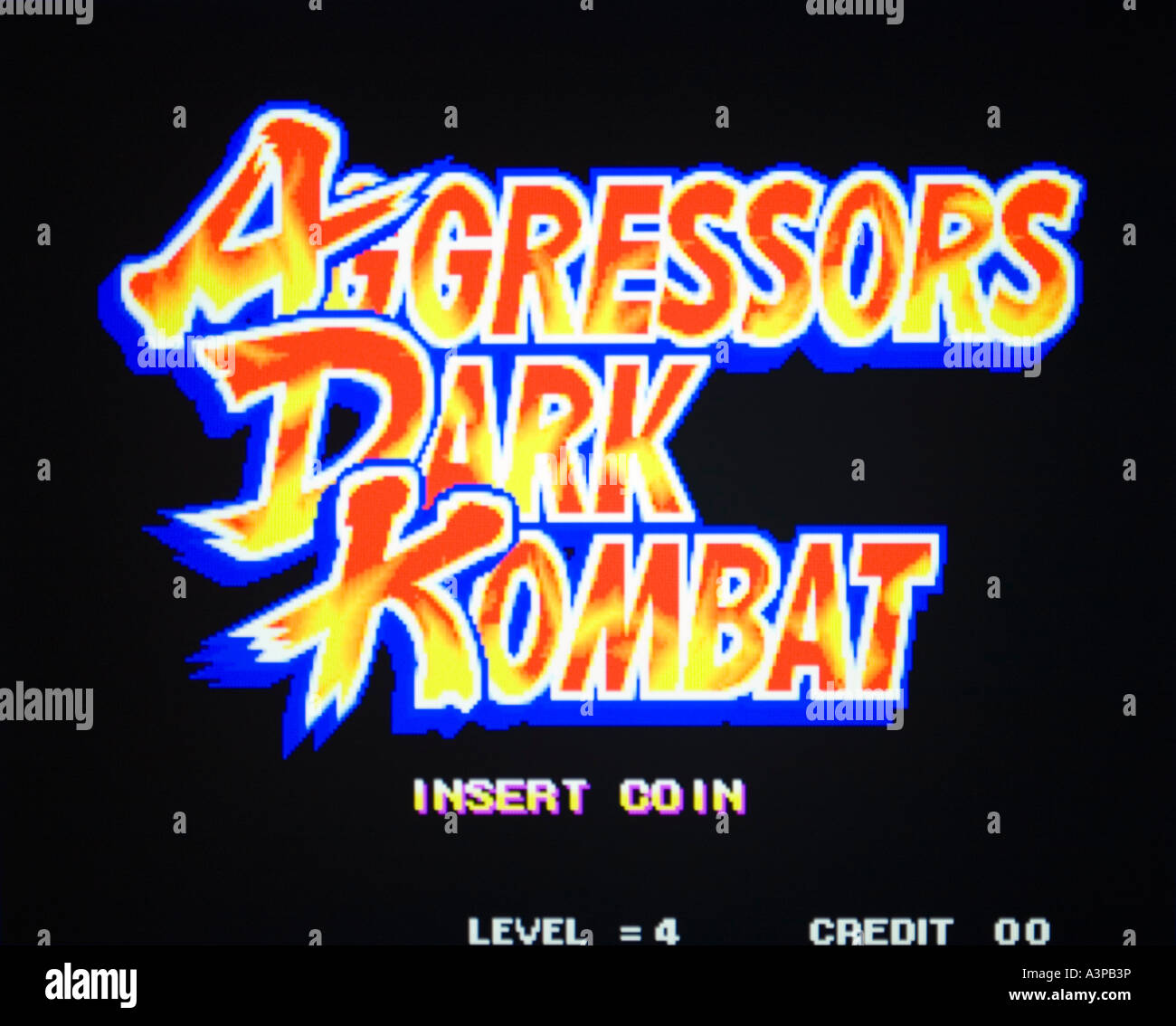 Agressors of Dark Kombat SNK ADK 1994 vintage arcade videogame ...