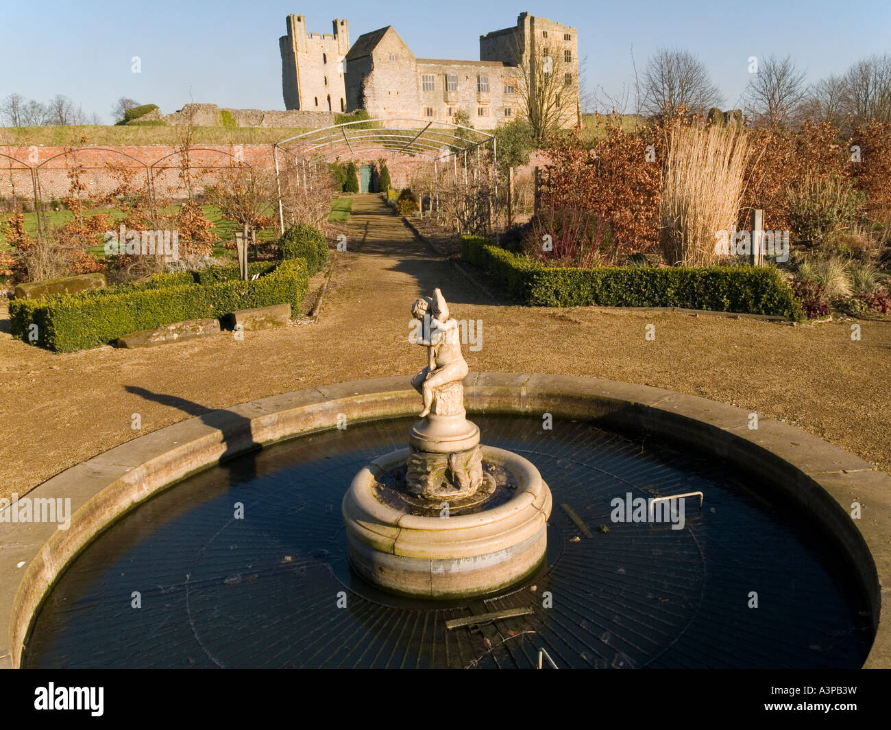 Restored Dipping Well with Victorian Boy with a haddock fountain at ...