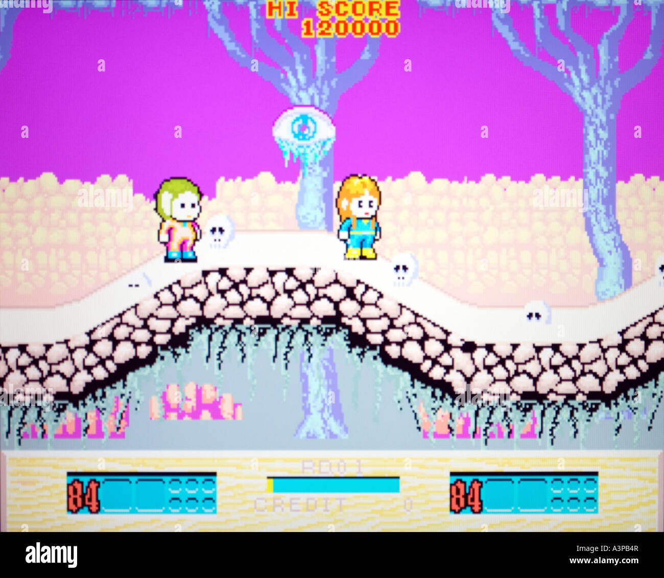 Alex Kidd The Lost Stars Sega vintage arcade videogame screenshot ...