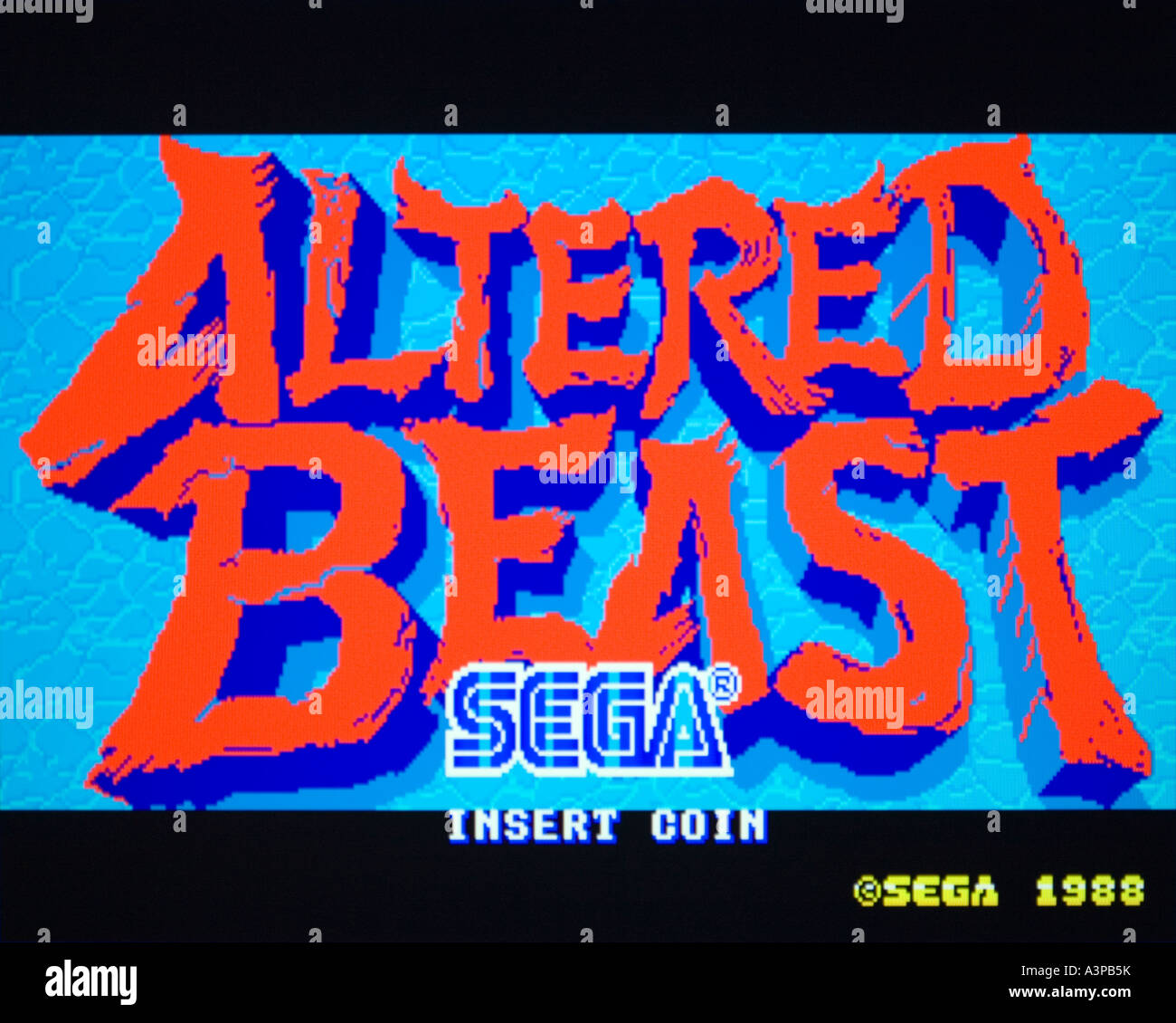 Altered Beast Sega 1988 vintage arcade videogame screenshot EDITORIAL ...