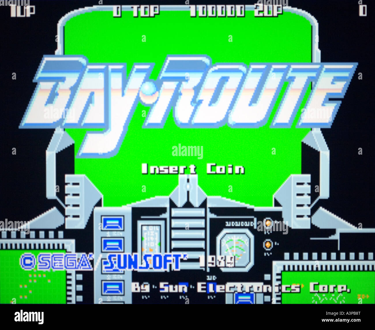 Bay Route Sunsoft 1989 vintage arcade videogame screenshot EDITORIAL ...