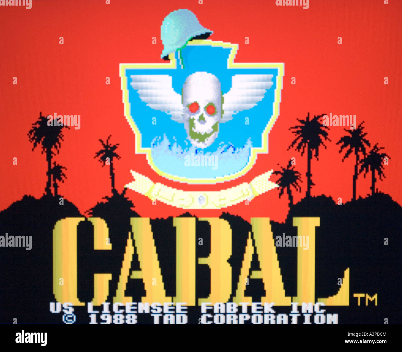 Cabal TAD Corporation 1988 vintage arcade videogame screenshot ...