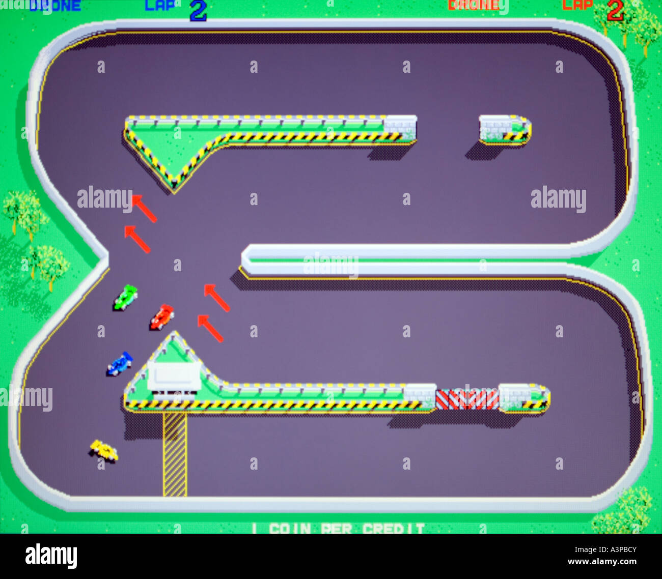 Championship Sprint Atari Games 1986 vintage arcade videogame ...