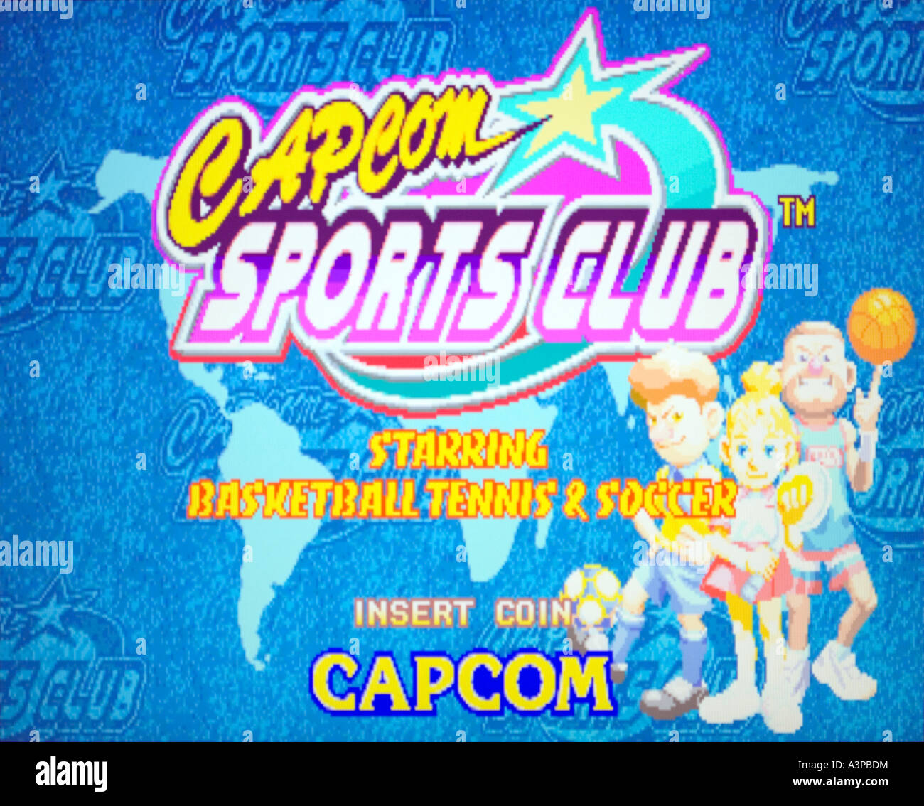 Capcom Sports Club Capcom 1997 vintage arcade videogame screenshot ...