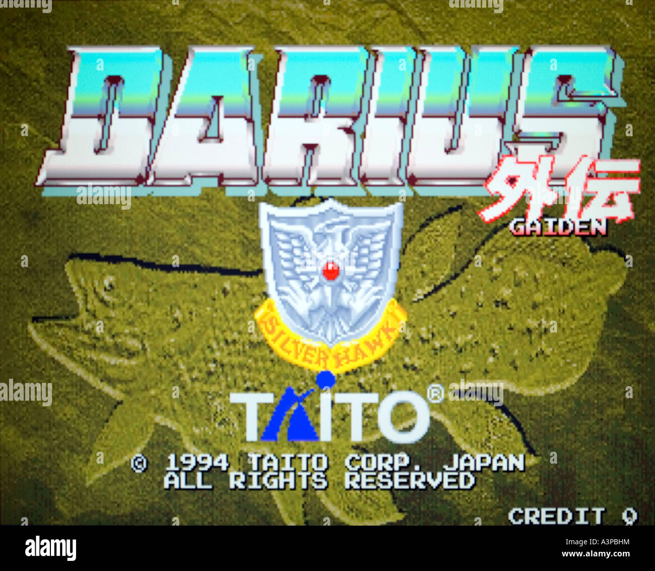 Darius Gaiden Taito Corporation 1994 vintage arcade videogame ...