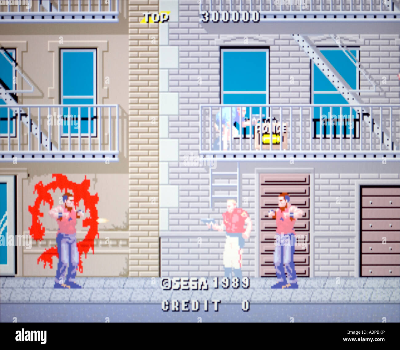 ESWAT Cyber Police Sega 1989 vintage arcade videogame screenshot ...