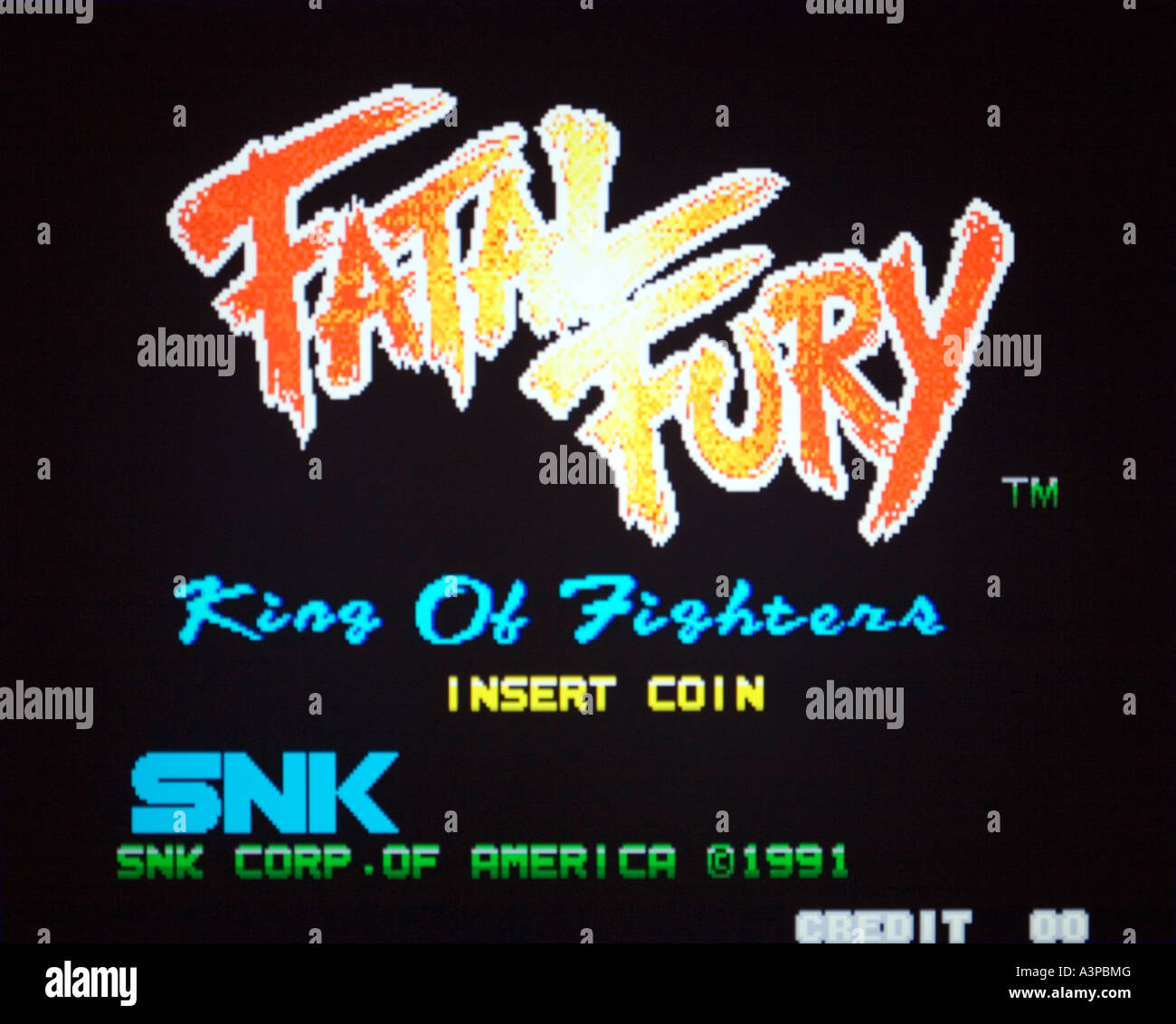 Fatal Fury King of Fighters SNK Corp 1991 vintage arcade videogame ...