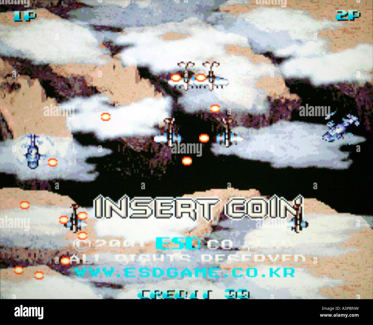 Fire Hawk ESD Co Ltd 2001 vintage arcade videogame screenshot EDITORIAL ...