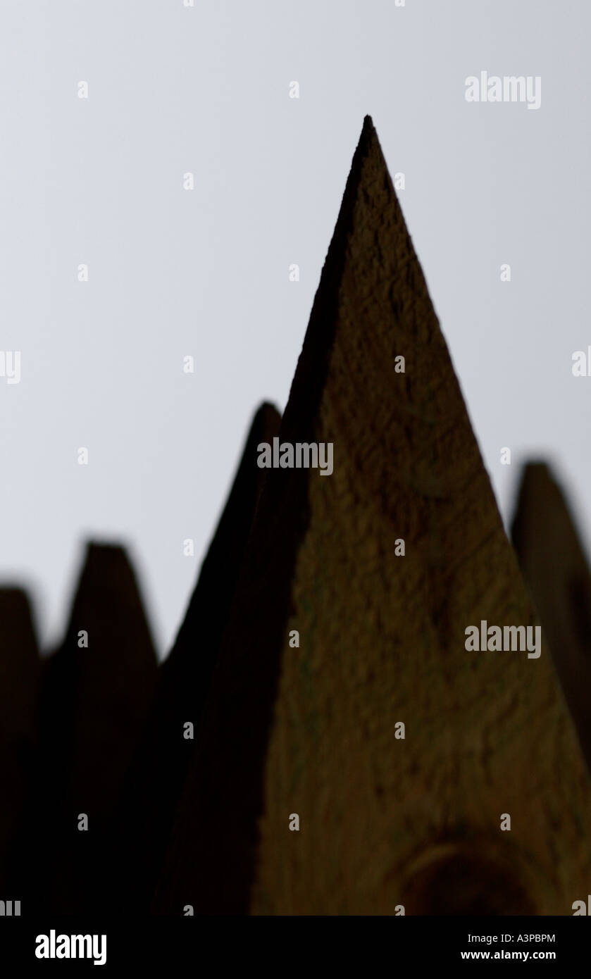 Wooden staves detail Stock Photo - Alamy