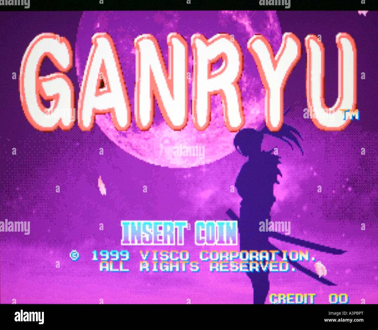 Ganryu SNK Corp 1999 vintage arcade videogame screenshot EDITORIAL USE ...