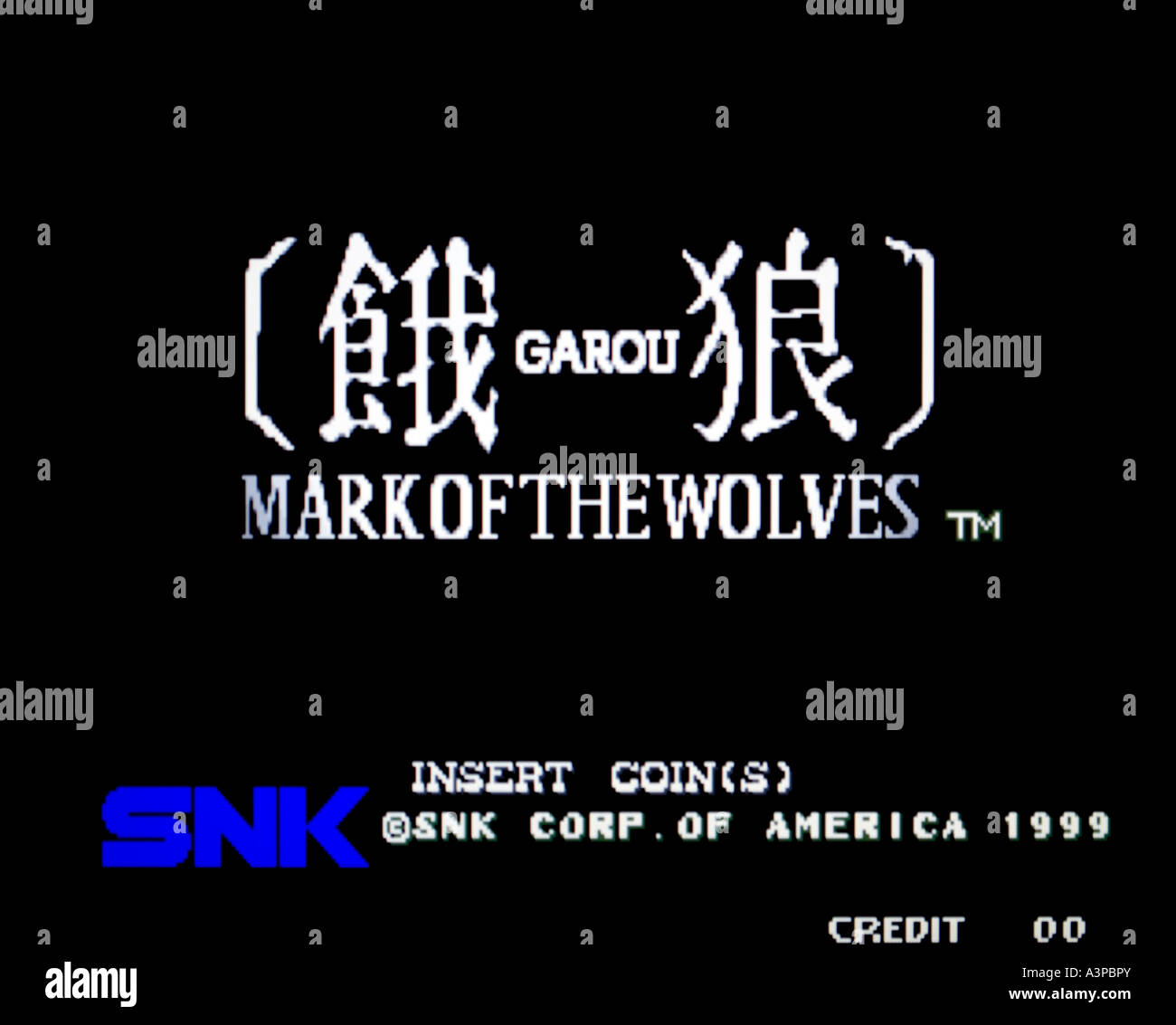 Garou Mark of the Wolves SNK Corp 1999 vintage arcade videogame ...