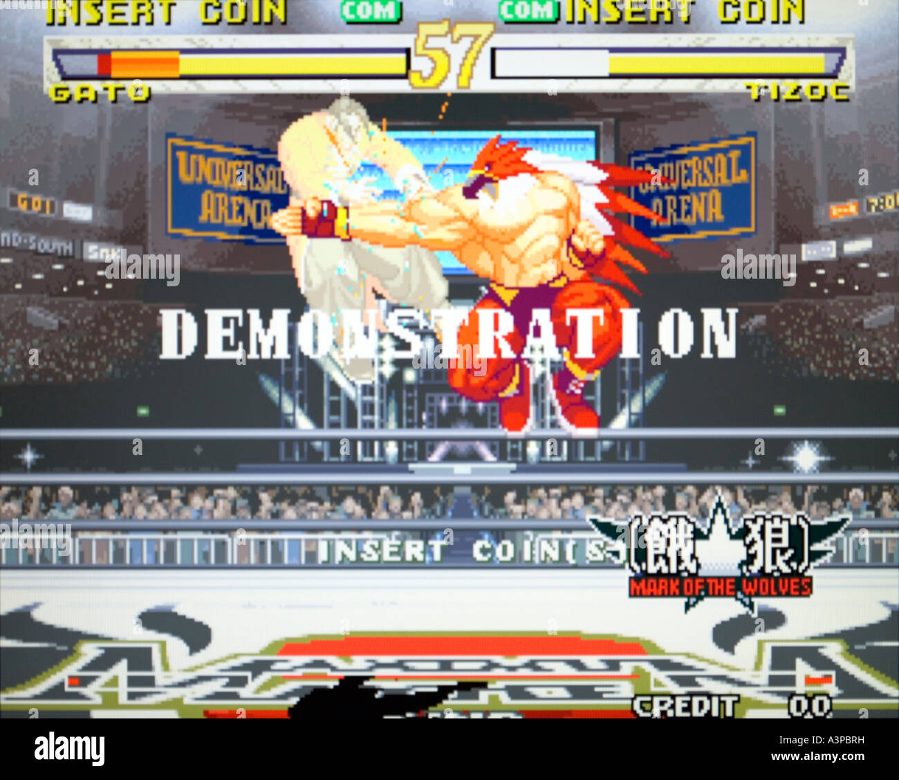 Garou Mark of the Wolves SNK Corp 1999 vintage arcade videogame ...