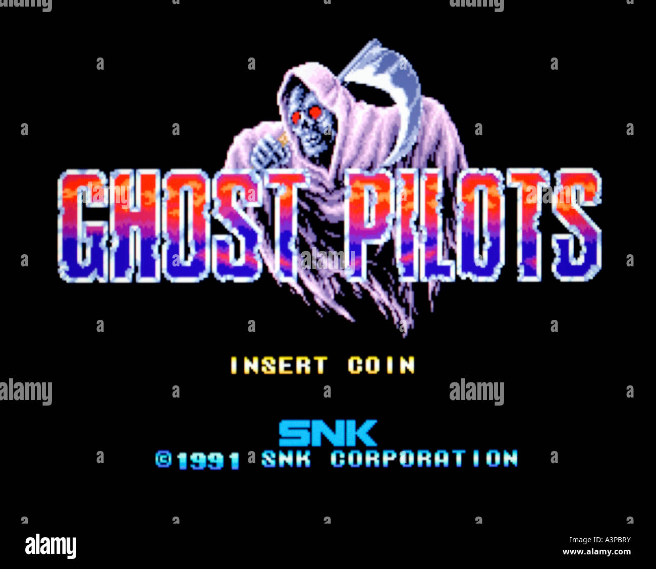 Ghost Pilots SNK Corp 1991 vintage arcade videogame screenshot ...