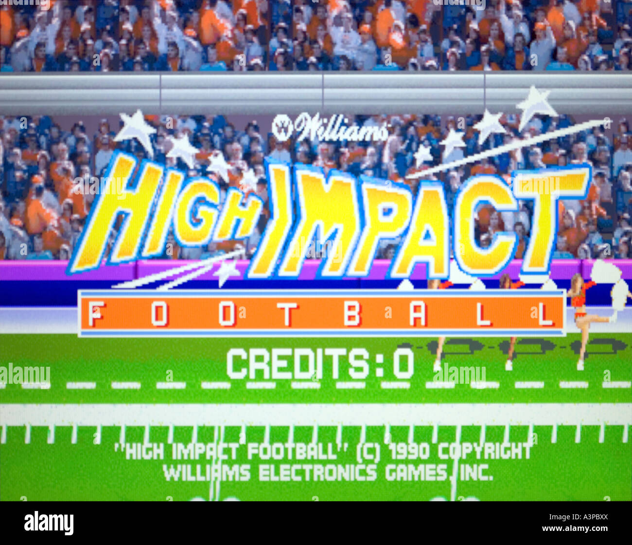 High Impact Football Williams Electronics 1990 vintage arcade videogame ...