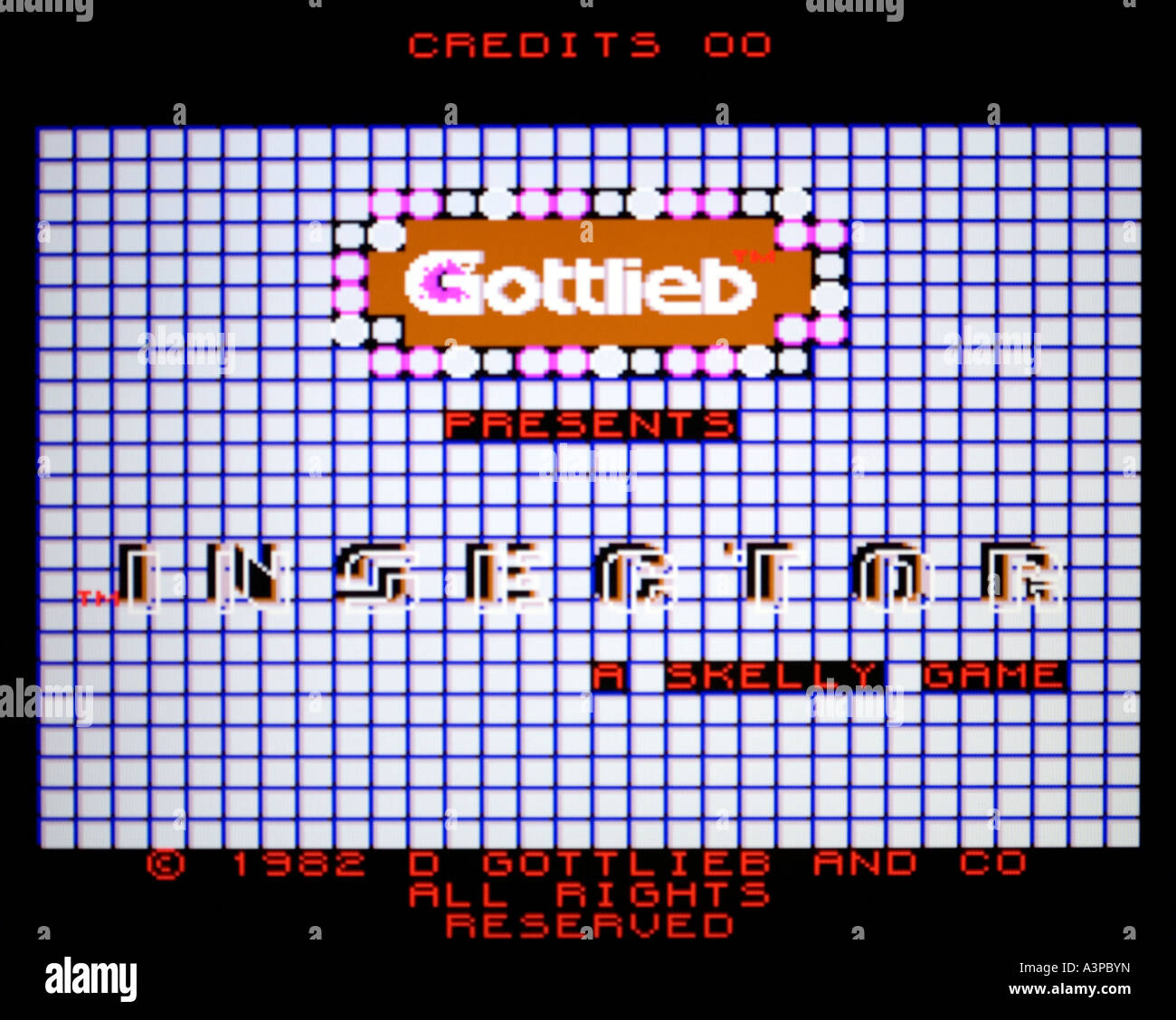 Insector Gottlieb 1982 vintage arcade videogame screenshot EDITORIAL ...