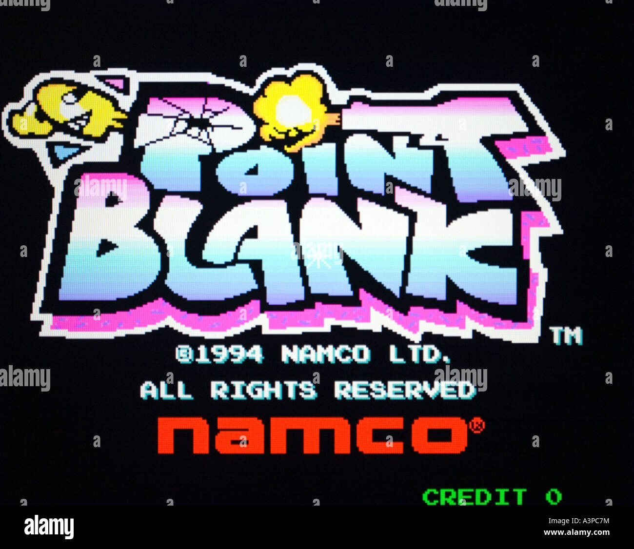 Point Blank Namco Ltd 1994 vintage arcade videogame screenshot ...