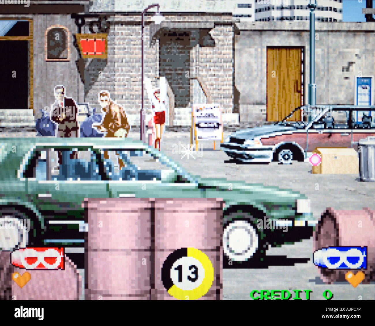 Point Blank Namco Ltd 1994 vintage arcade videogame screenshot ...