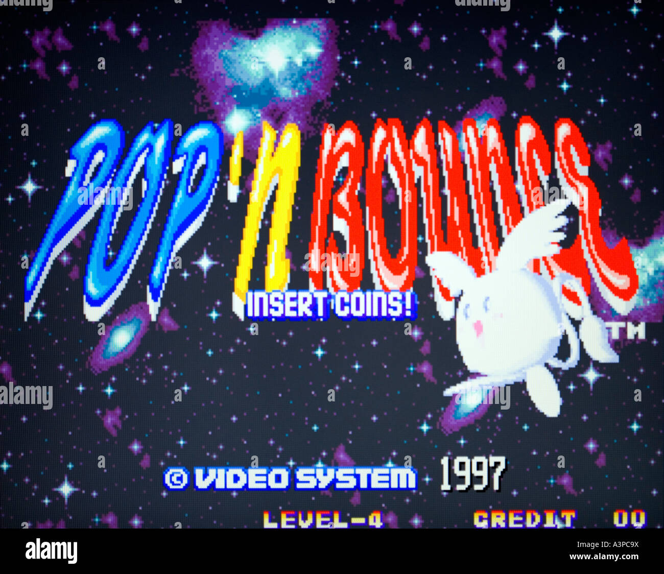 Pop n Bounce Video System Co Ltd 1997 vintage arcade videogame ...