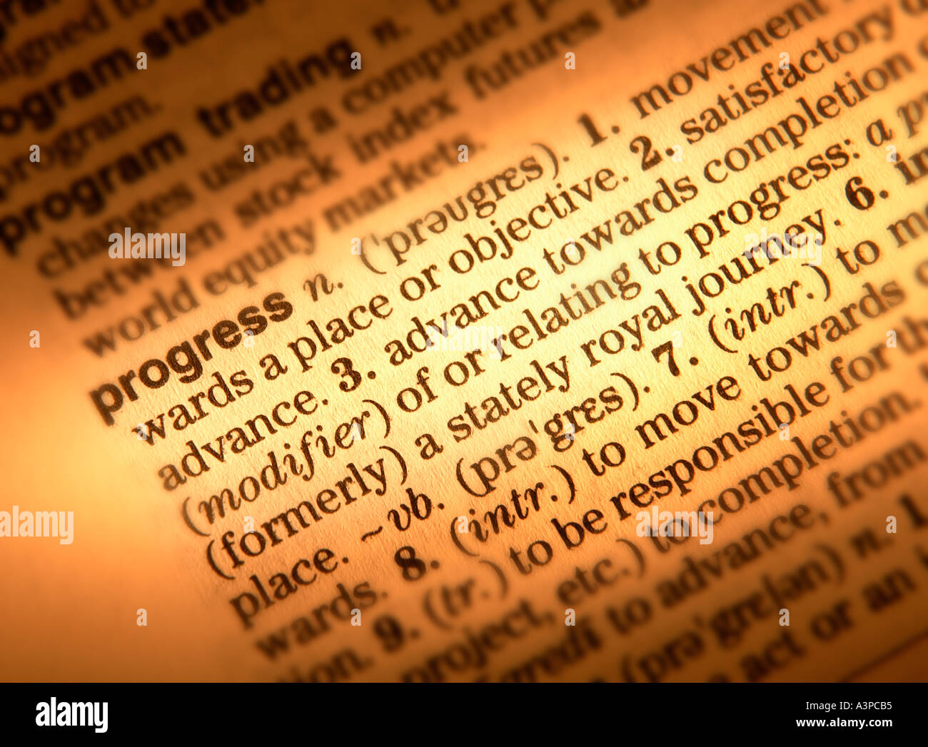 Close up dictionary page showing hi-res stock photography and images ...