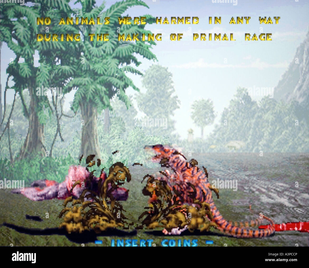 Primal Rage Atari Games Corp 1994 vintage arcade videogame screenshot ...