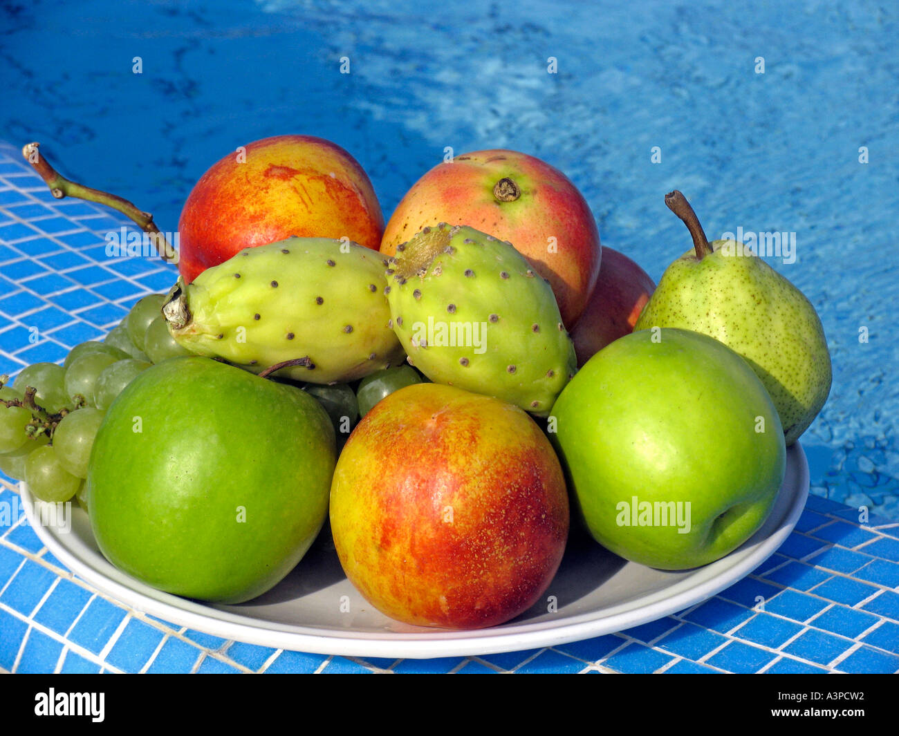 fruit by the pool Stock Photo - Alamy