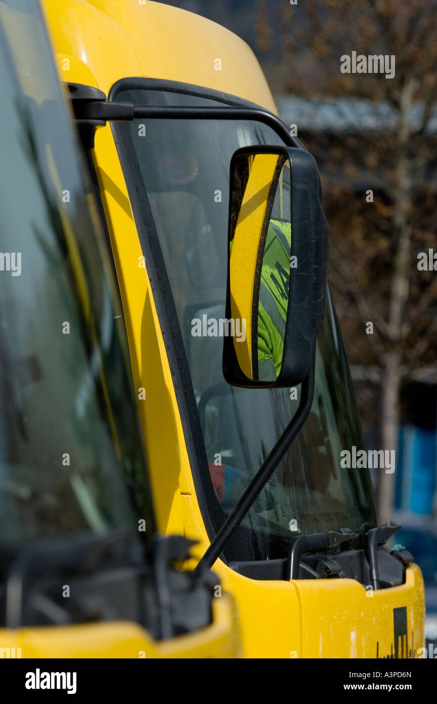 AA lorry windscreen Stock Photo - Alamy