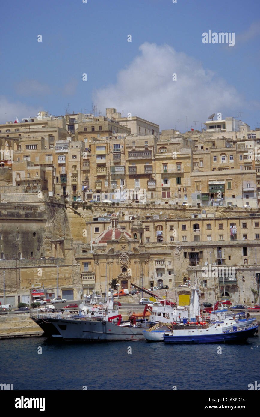 Port of Valleta Malta Valletta Stock Photo - Alamy