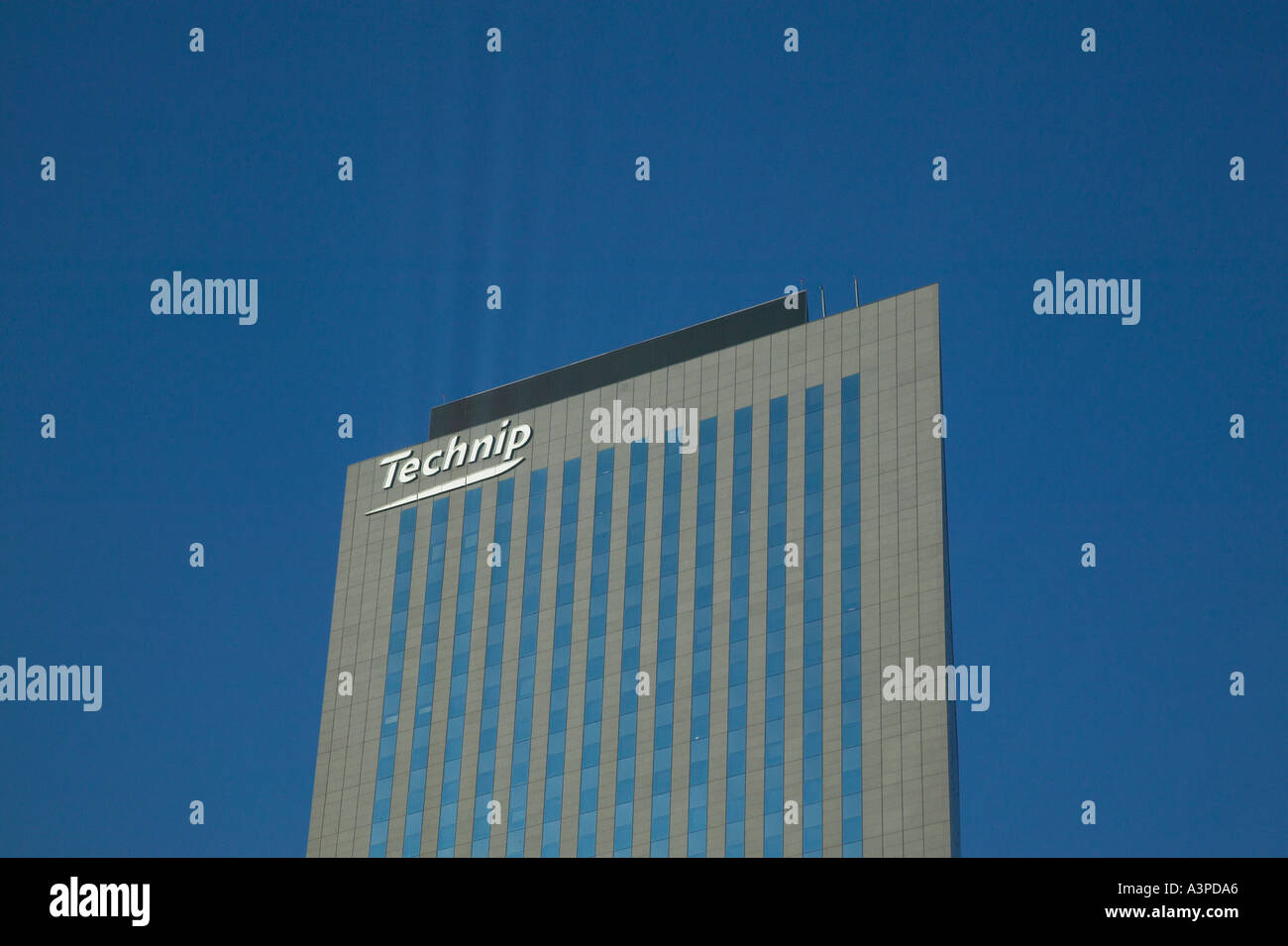 Technip building at the La Defense business center outside Paris France ...