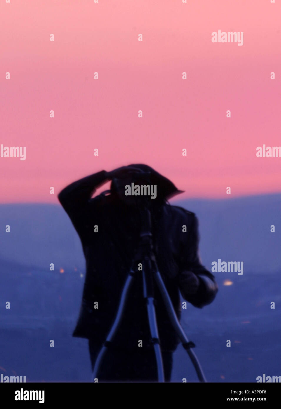 Vertical Photographer reflections Stock Photo - Alamy