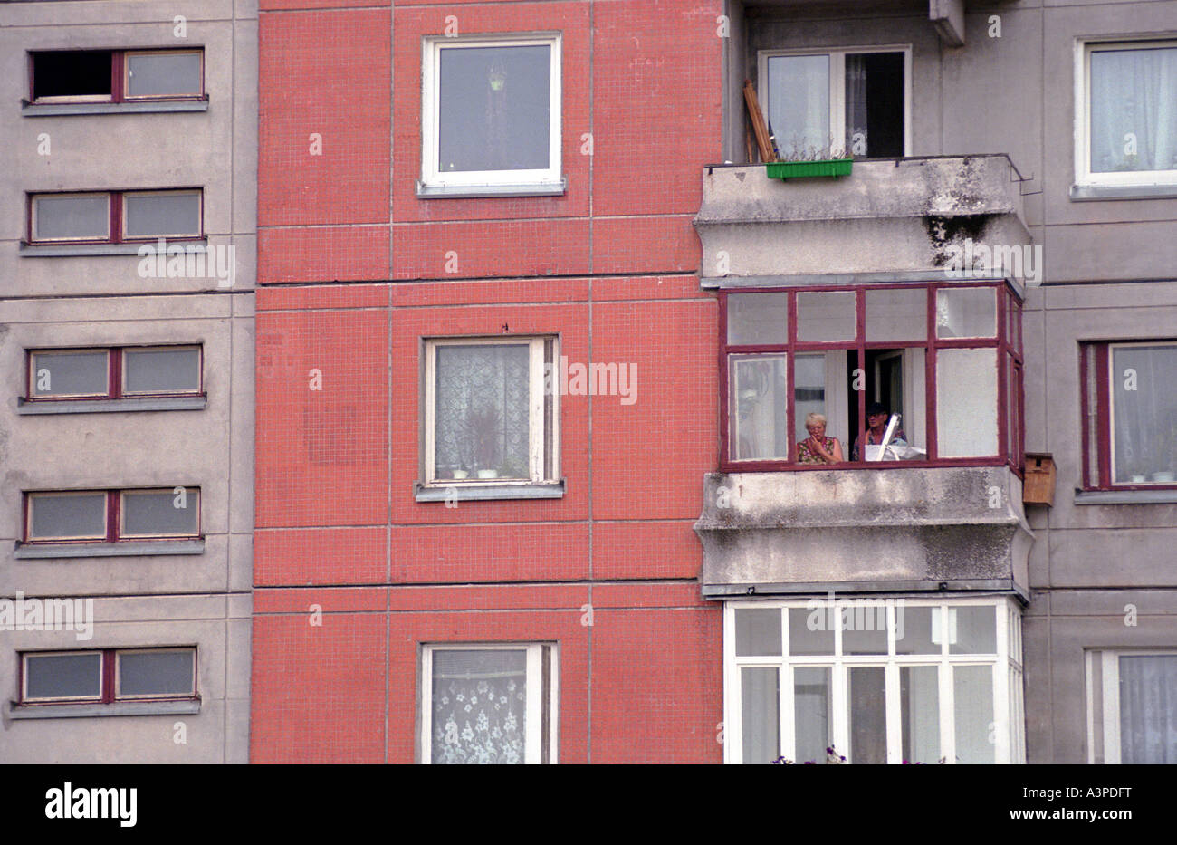 A run-down block of flats in Klaipeda, Lithuania Stock Photo - Alamy