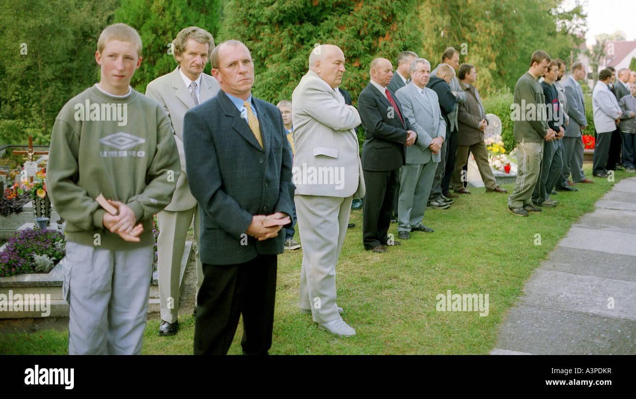People Outside Church