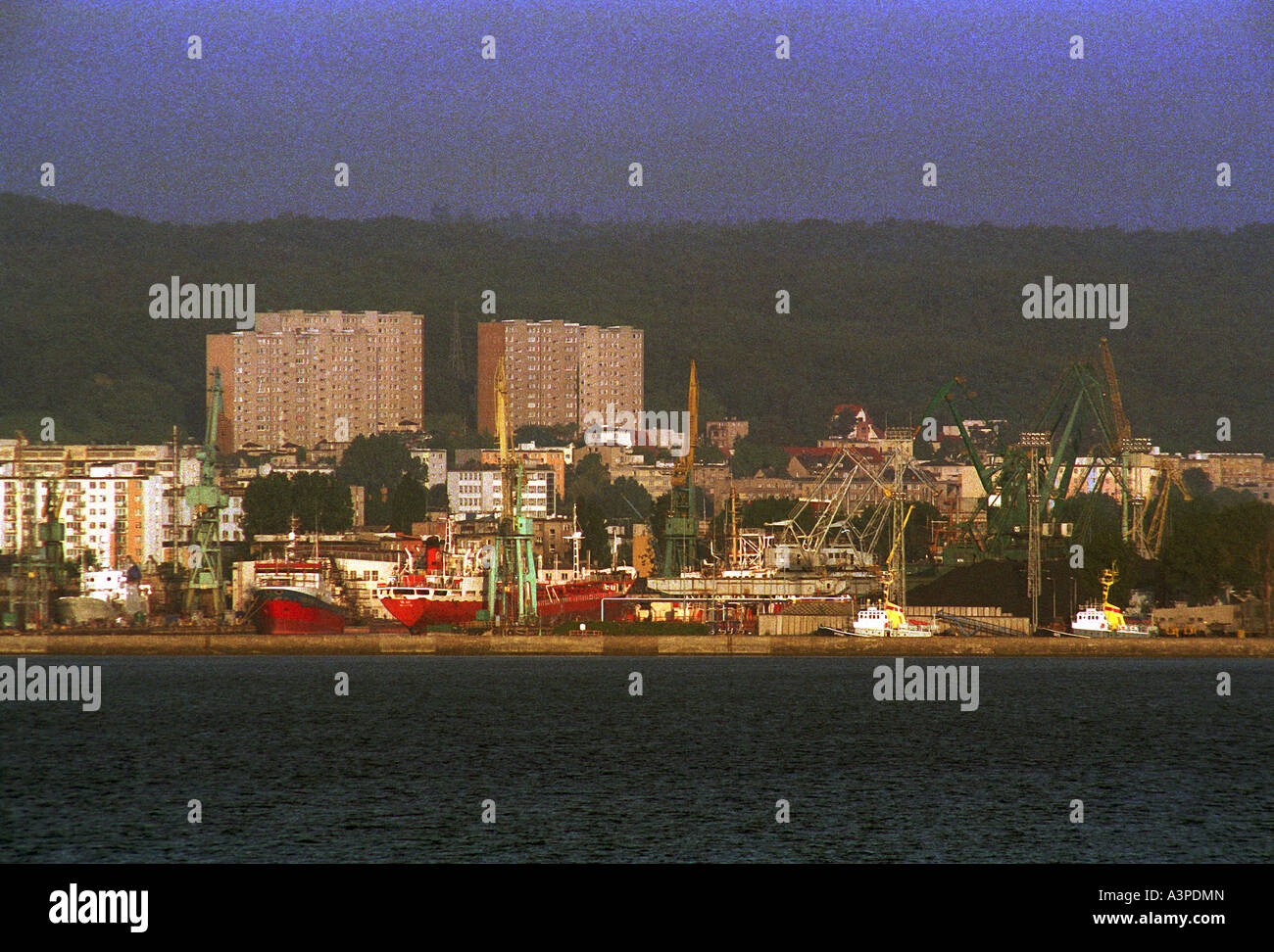 The harbour in Gdynia, Poland Stock Photo - Alamy