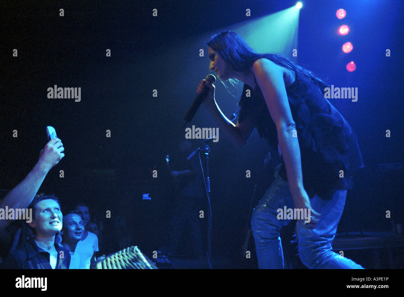 The concert of polish pop singer Kayah in Berlin, Germany Stock Photo ...