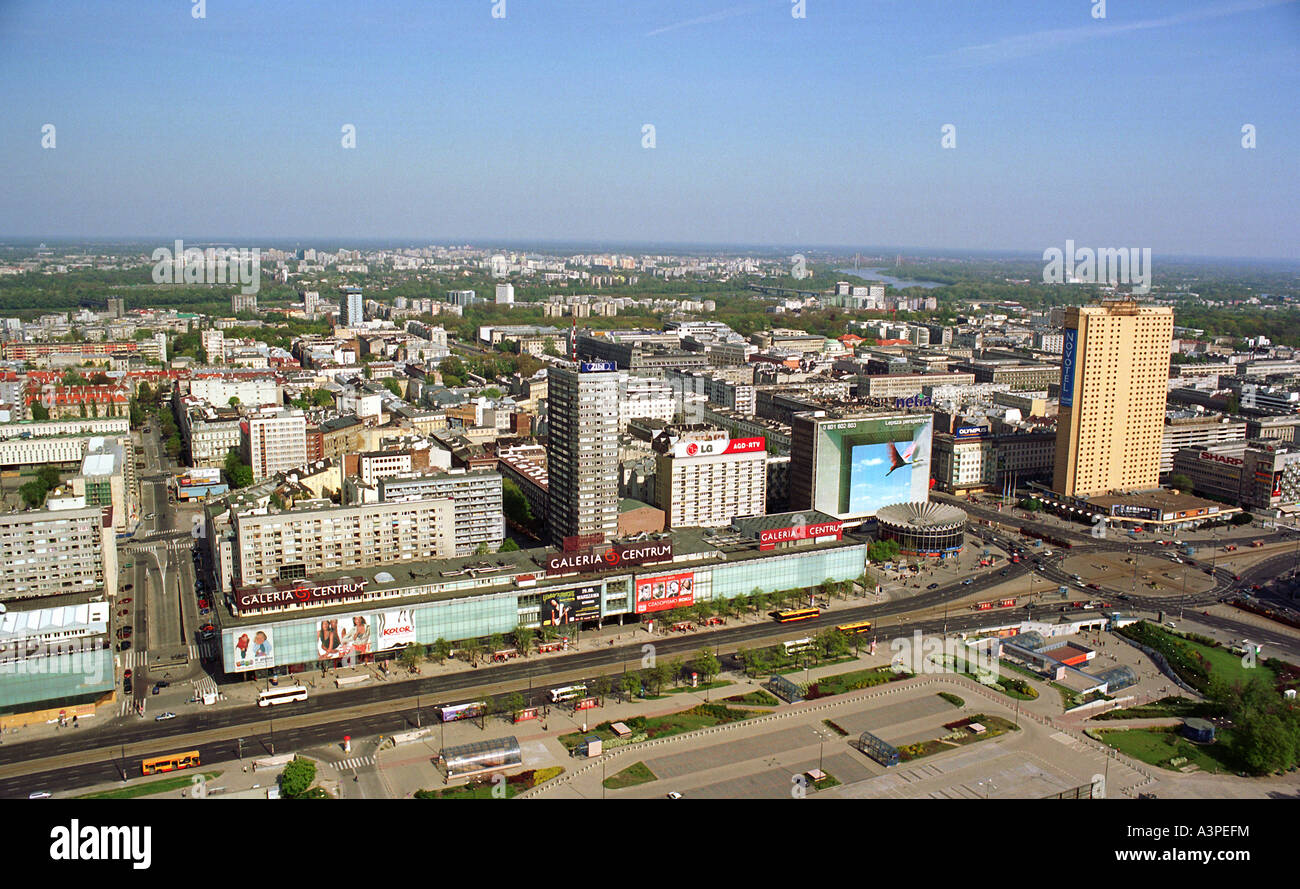 Cityscape of Warsaw, Poland Stock Photo - Alamy