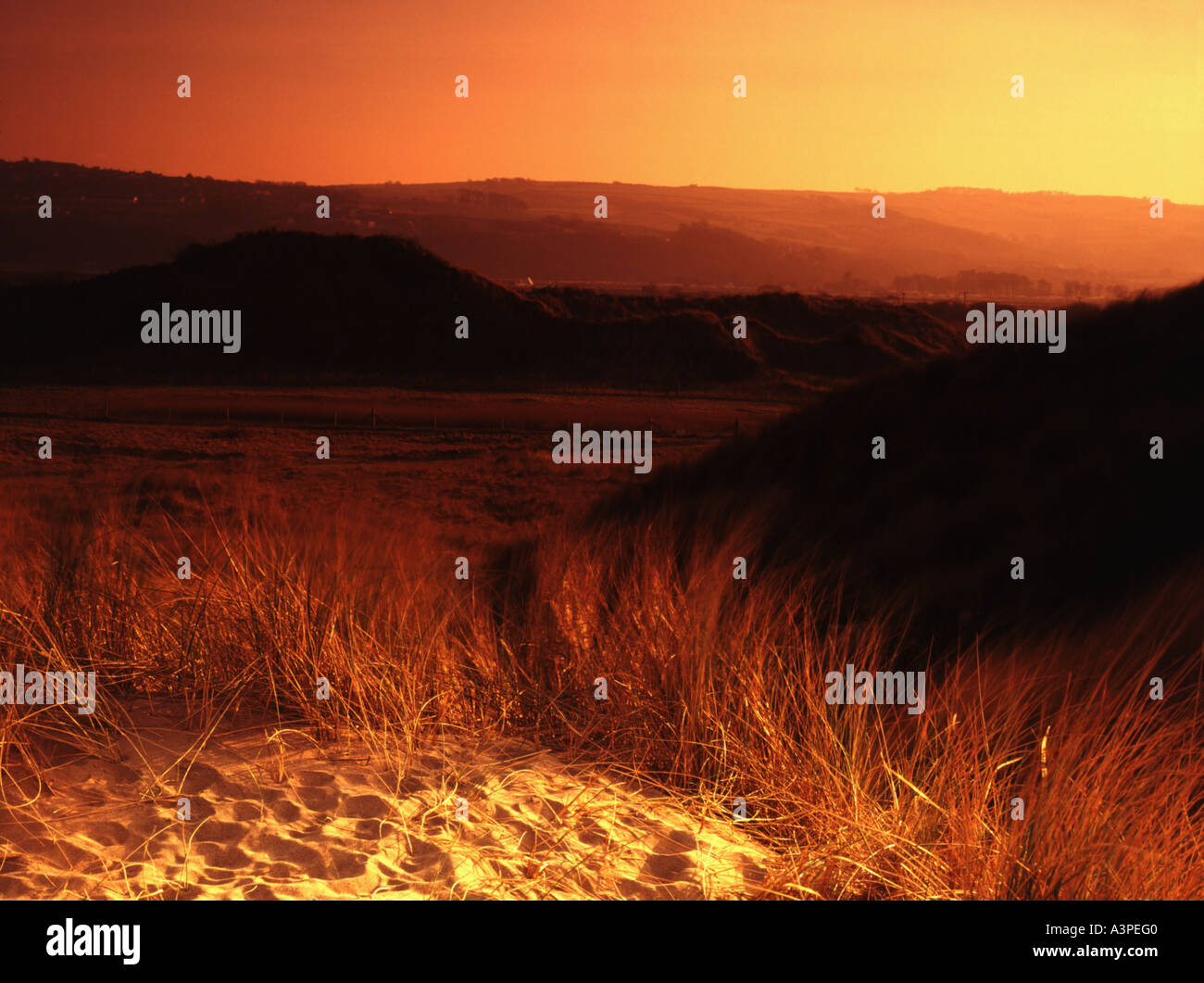 Sand Dunes Talacre Stock Photo - Alamy
