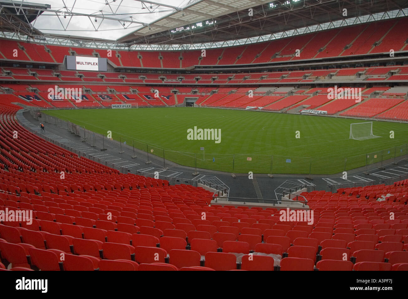 Inside the new wembley stadium in north London Stock Photo - Alamy