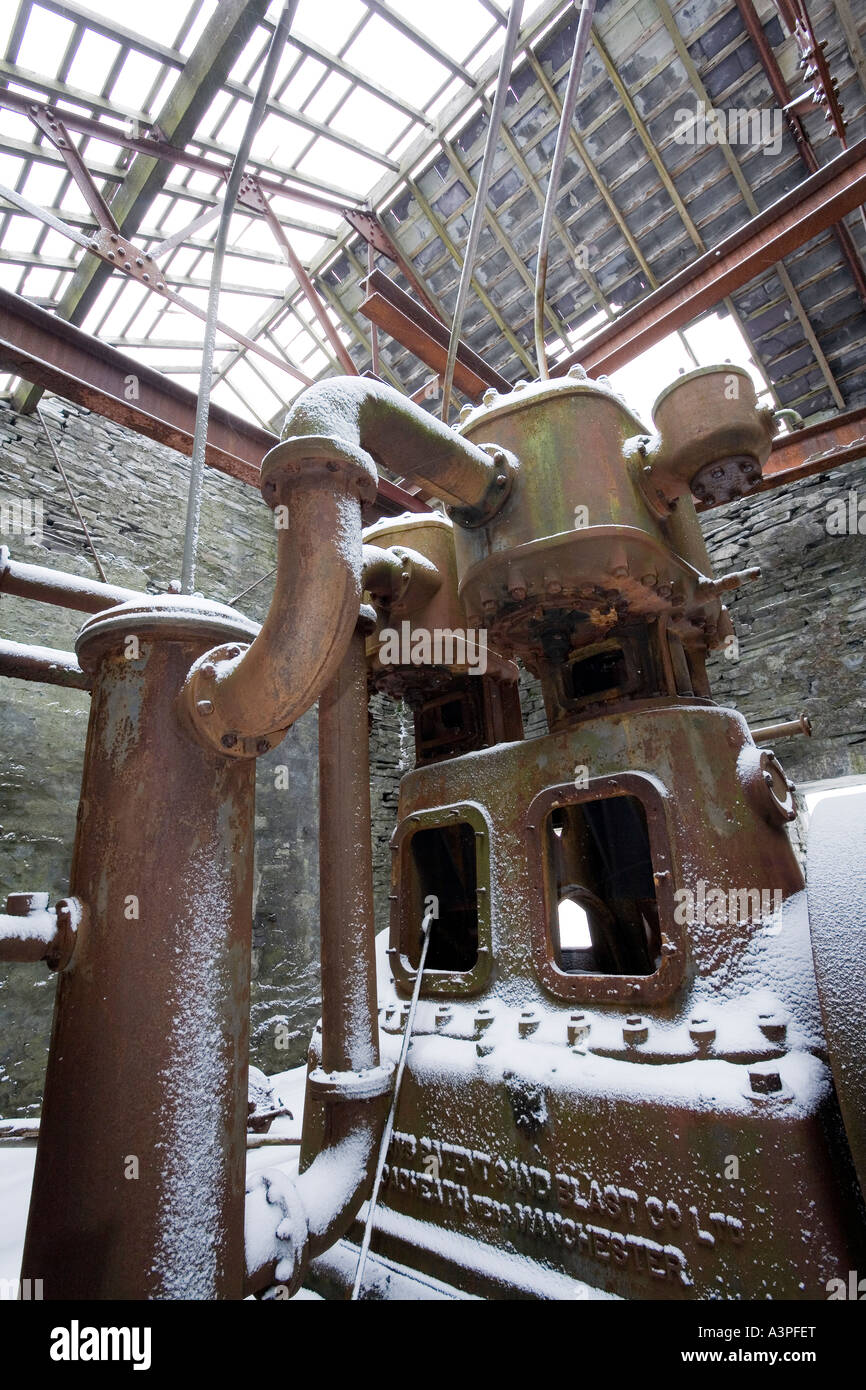Slate quarry in winter hi-res stock photography and images - Alamy
