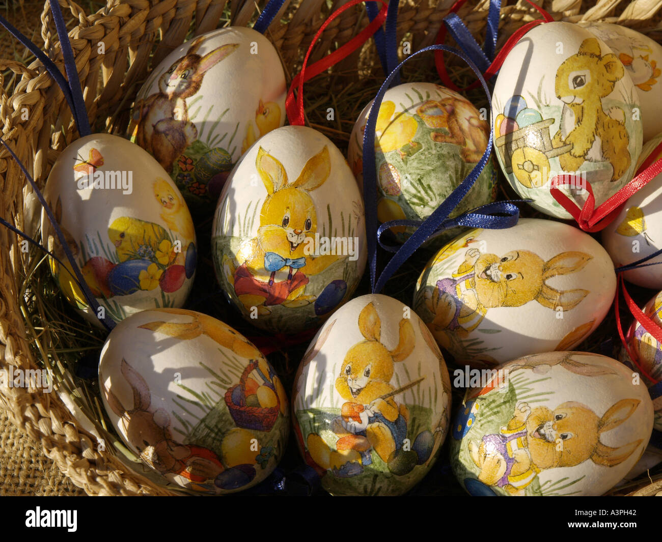 Vienna, Easter market at Schoenbrunn castle Stock Photo - Alamy
