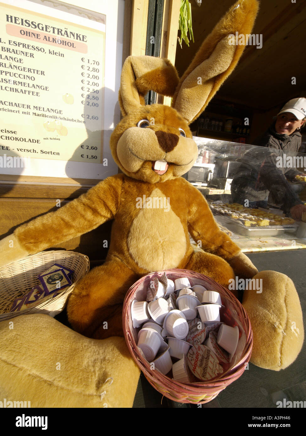 Vienna, Easter market at Schoenbrunn castle Stock Photo - Alamy